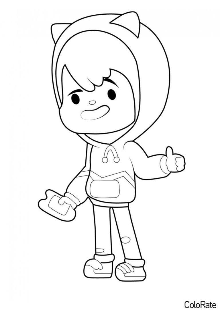 Раскраски Тока Бока для детей распечатать бесплатно